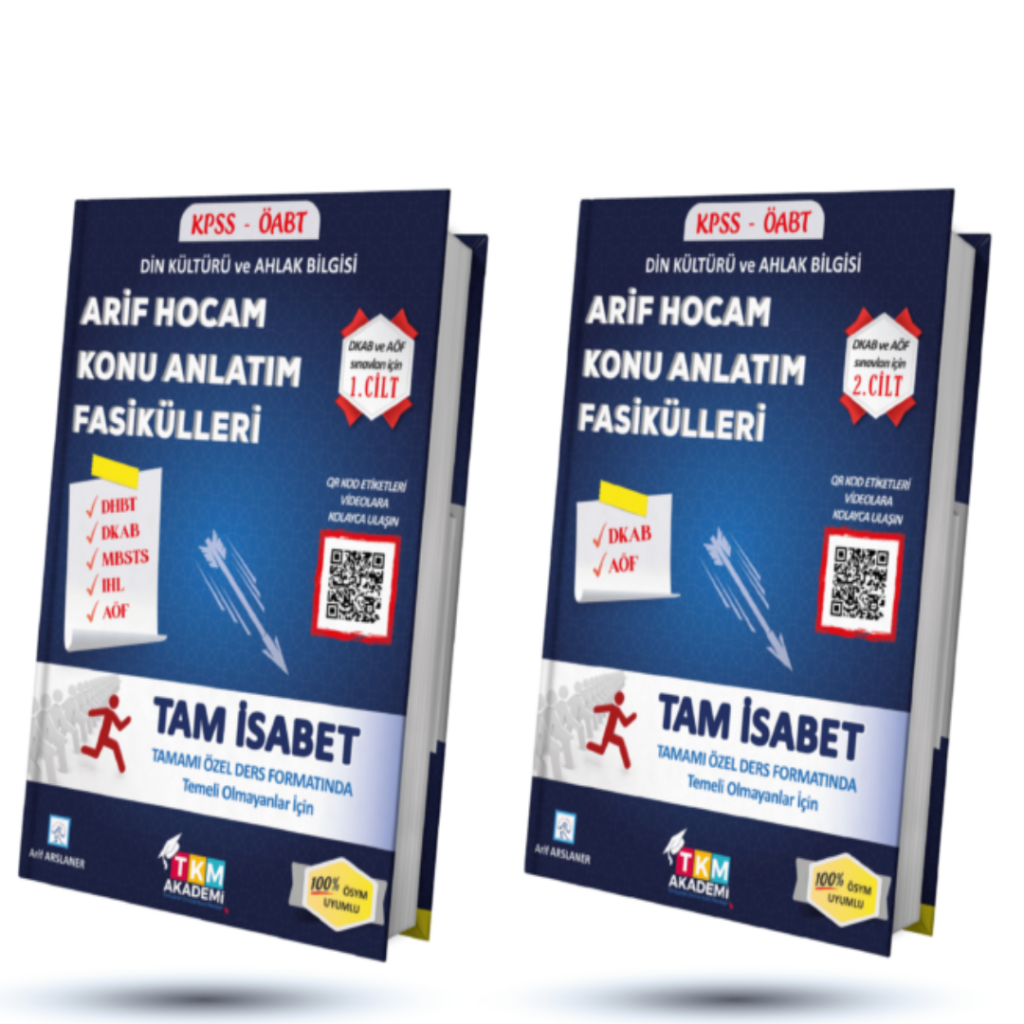 Tkm Akademi Dkab Öabt 2 Cilt Modüler Detaylı Konu Anlatım Kitabı- Arif ...